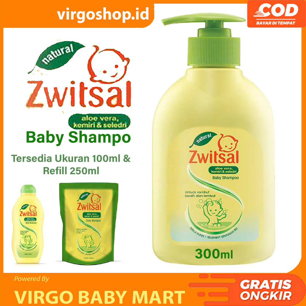 Jual Zwitsal Baby Shampo Natural Aloevera, Kemiri & Seledri Botol 300ml ...