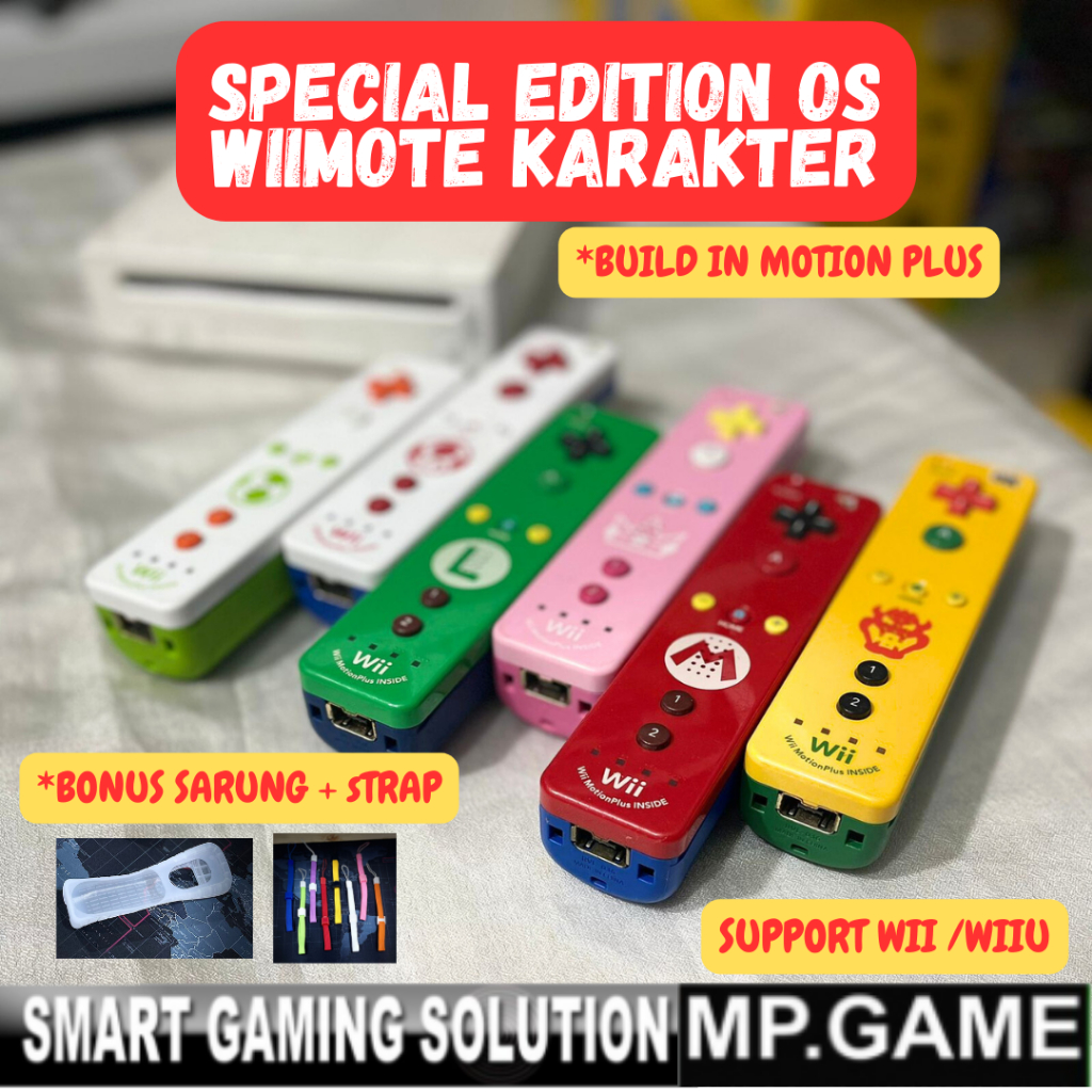 Jual Special Edition Wiimote Wii Karakter Preloved Original | Shopee ...