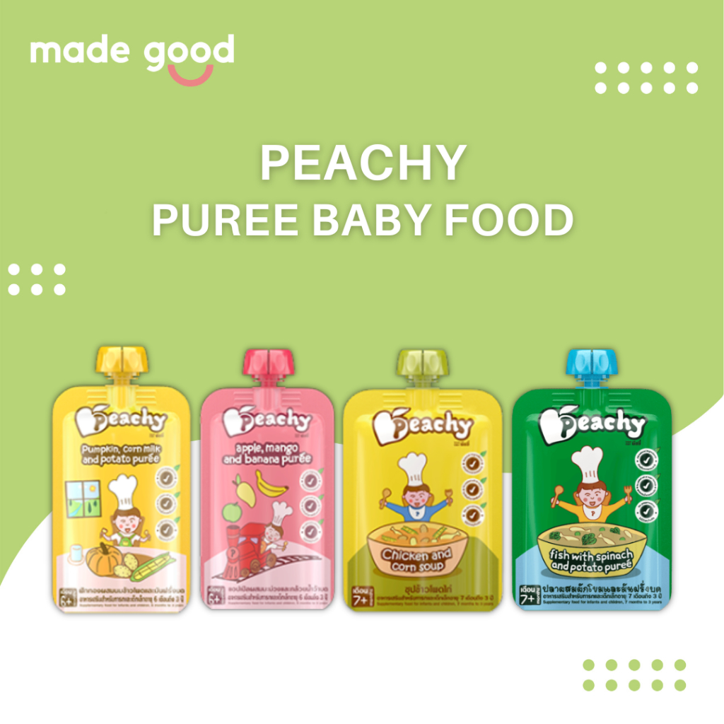 Jual Peachy Baby Food Puree 125gr Makanan Bayi MPASI Meaty Veggie Fruit ...