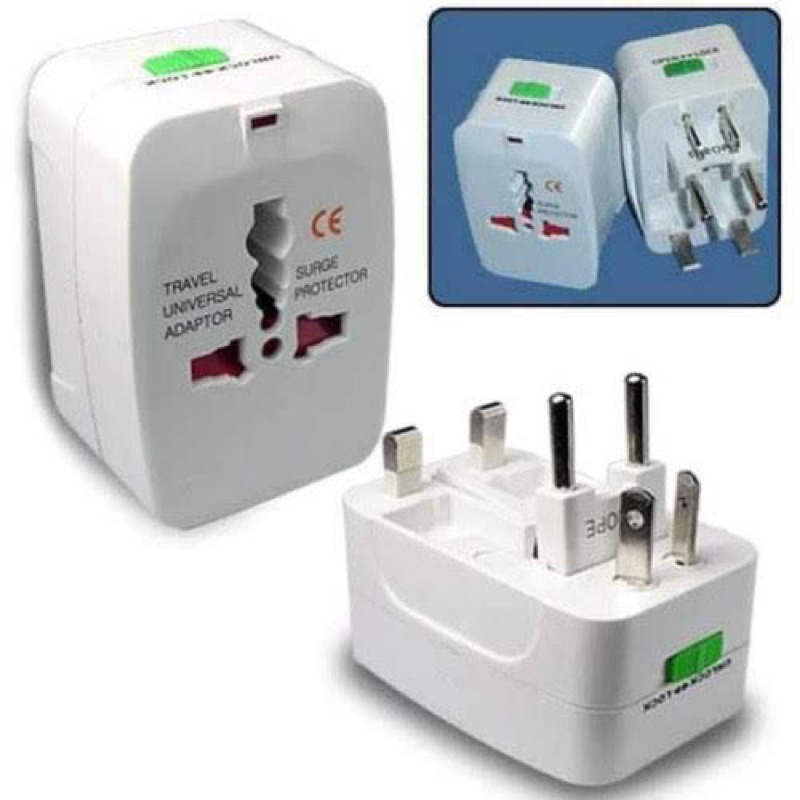 Jual Adaptor Colokan Universal Adapter Internasional Travel Steaker All ...