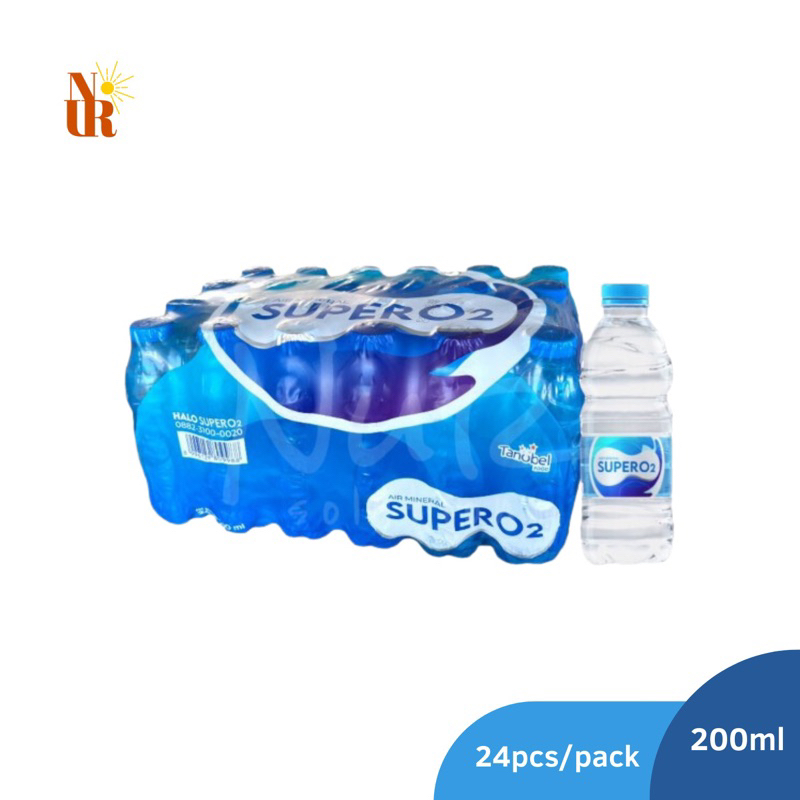 Jual SuperO2 200ml x 24pcs [Shrink Wrap] / Air Mineral Beroksigen | Shopee Indonesia