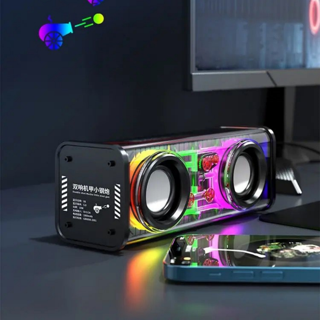 Jual FAST - SPEAKER BLUETOOTH LED RGB MEGABASS | Shopee Indonesia