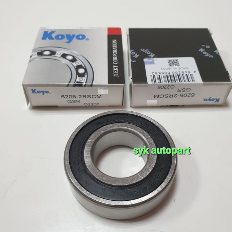 Jual BEARING BEARING 6205 2RS 25x52x15 TUTUP KARET | Shopee Indonesia