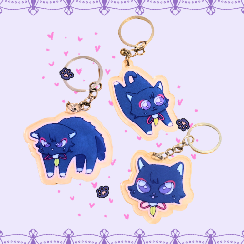 Jual Keychain Genshin Impact Scaramouche (Cat Version) | Shopee Indonesia