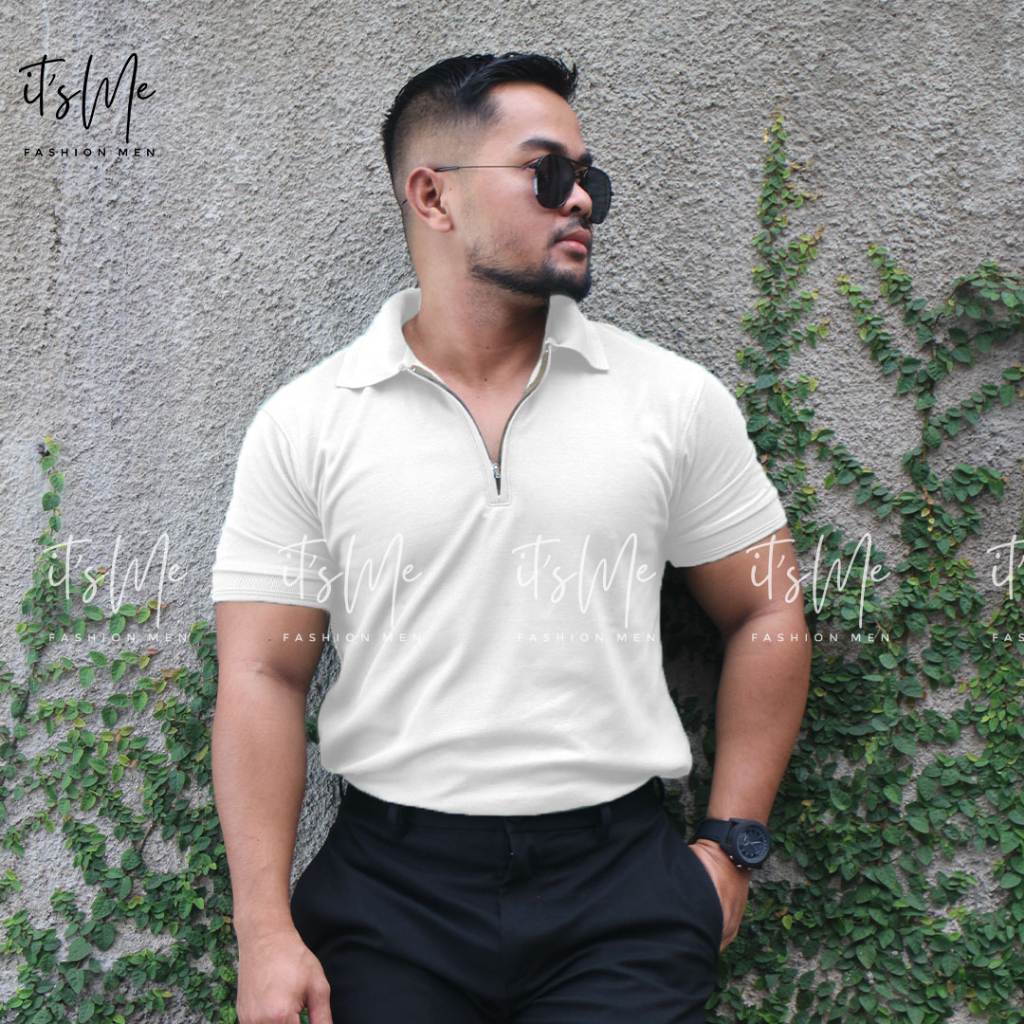 Jual ITSME MEN - Kaos Polo Ziper Pria | Kaos Polo Shirt Cowok | Baju ...