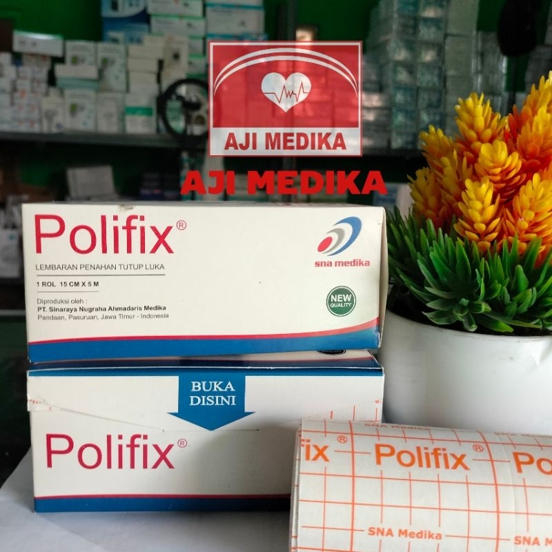 Jual Polifix plester uk 15cm x 5m | Shopee Indonesia