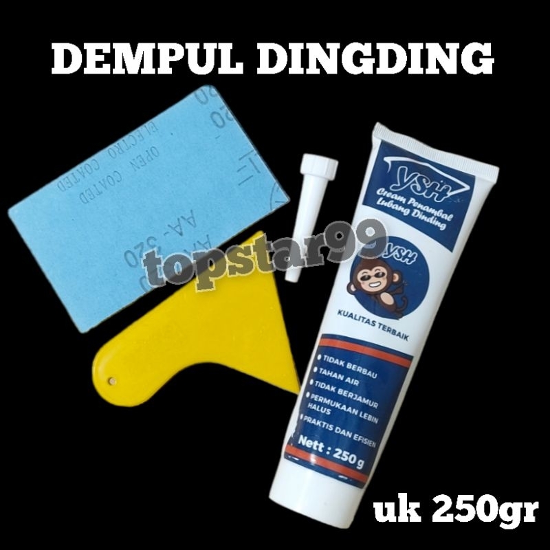 Jual Dempul Dinding YSH Pasta Krim Tambal Tembok Retak Bolong Wall ...