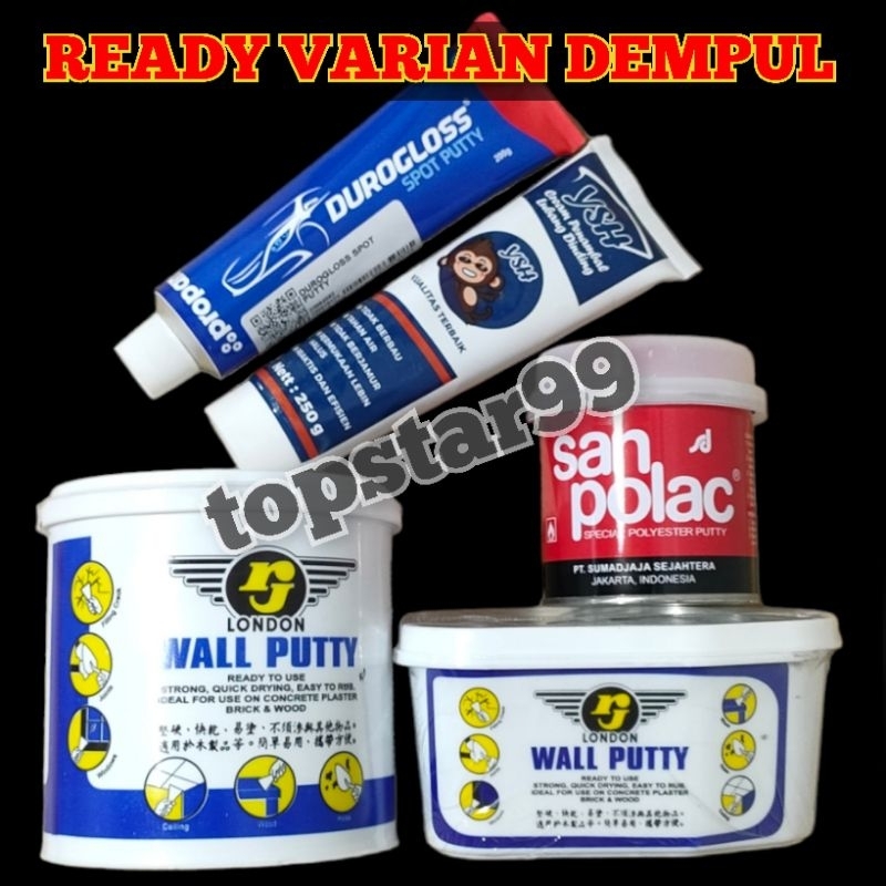 Jual Ready Berbagai Macam Merk Dempul Instan Pasta Untuk Dinding Motor ...