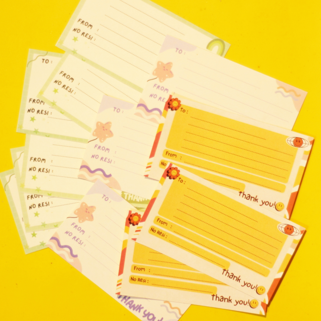 Jual [6 lembar] Stiker Label untuk Pengiriman Paket/Label Pengiriman ...