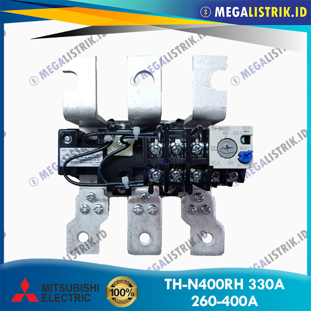Jual MITSUBISHI TH-N400RH 330A (260-400A) / THERMAL OVERLOAD RELAY ...
