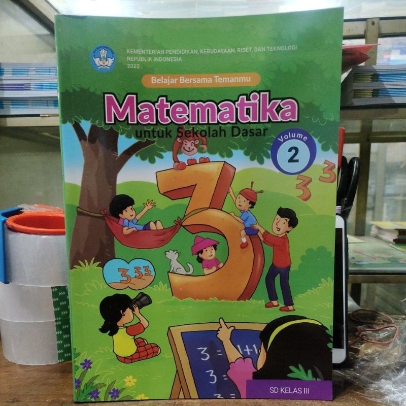 Jual Buku Paket Matematika Kelas 3 Sd Vol 1 , 2 Kurikulum Merdeka 2022 ...