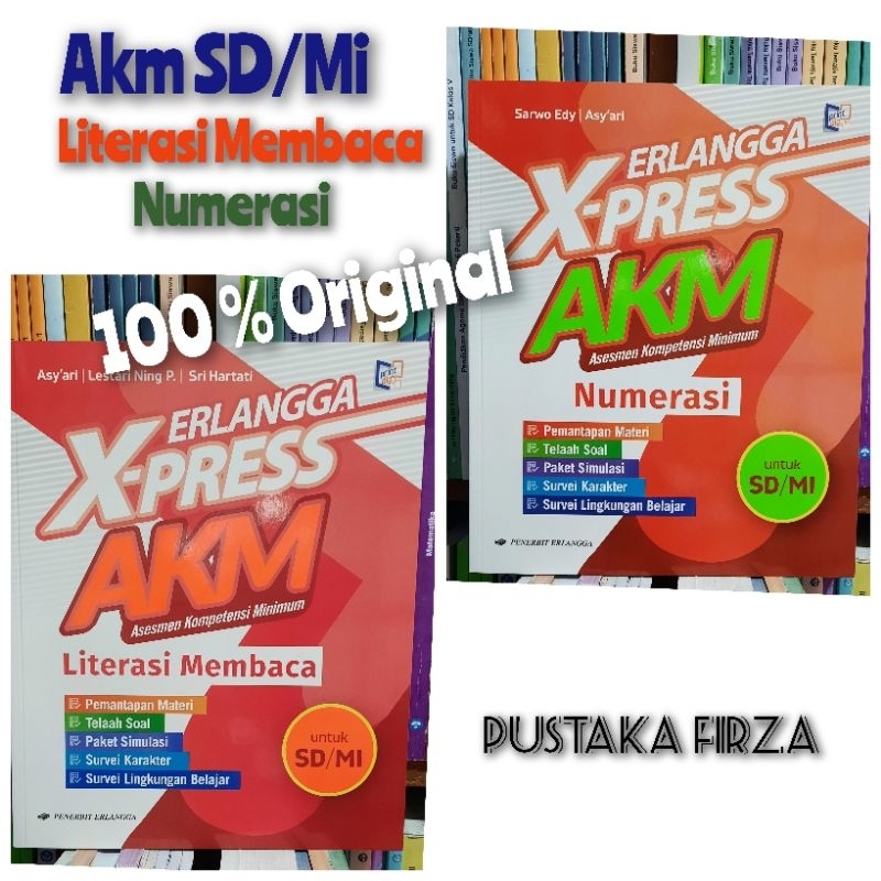 Jual X-Press Akm SD/MI Erlangga.Numerasi & Literasi Belajar | Shopee Indonesia