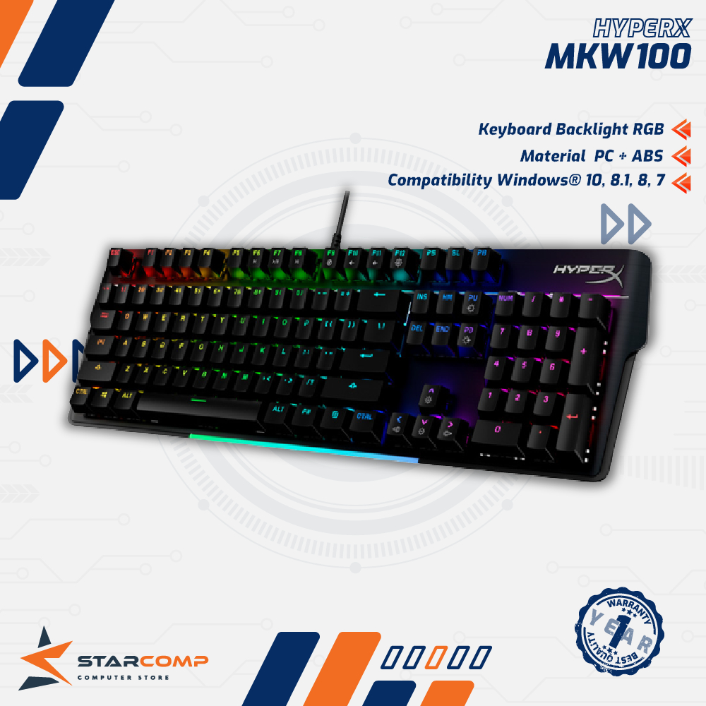 Jual HyperX Alloy Mechanical Gaming RGB Keyboard MKW100 | Shopee Indonesia