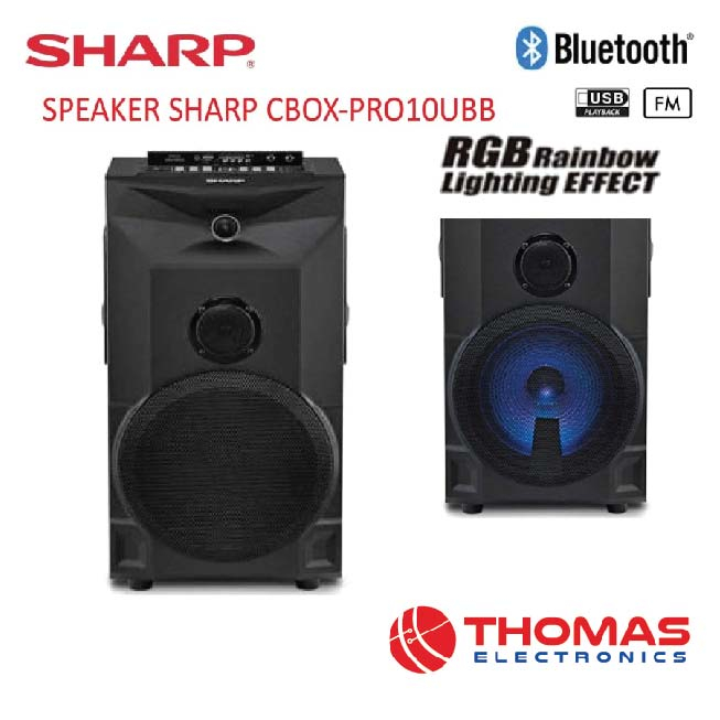 Jual SPEAKER ACTIVE SHARP CBOX-PRO10UBB SPEAKER AKTIF GARANSI RESMI ...