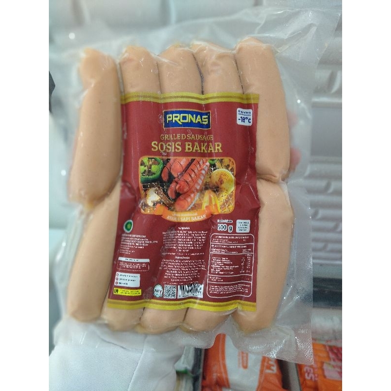 Jual sosis bakar kombinasi ayam dan sapi dari pronas | Shopee Indonesia