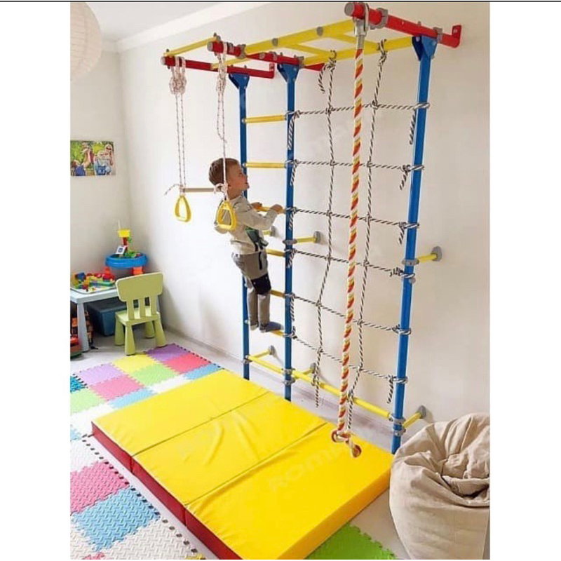 Jual BONUS MANDI BOLA MONKEY CLIMBING PANJAT DINDING WALL ROCK BAR ...