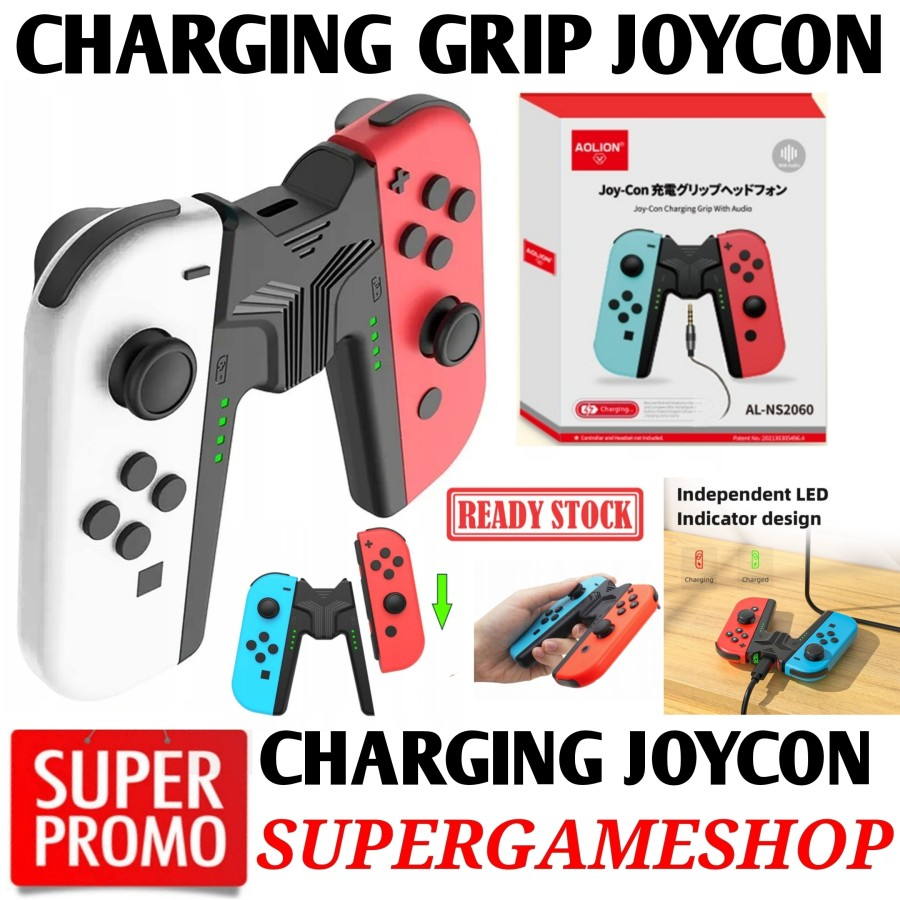 Jual Nintendo Switch Charging Grip Joycon Charging Switch | Shopee ...