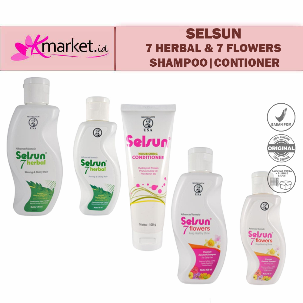Jual Selsun 7 Flowers Shampoo | 7 Herbal Shampoo | Nourishing ...