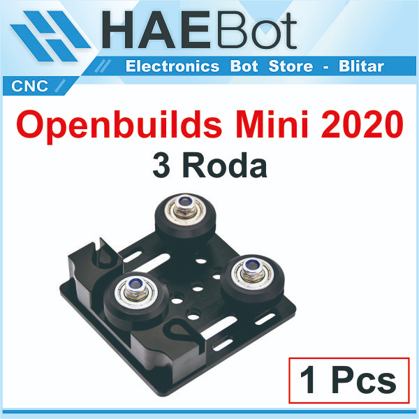 Jual [HAEBOT] Openbuilds Wheel Gantry Plate Set 2020 V Slot 3 Roda Mini V-Slot Mekanik ...