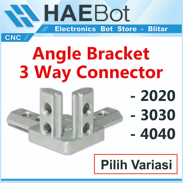 Jual [HAEBOT] Inner Angle Connector 3 Way Bracket 2020 3030 4040 V Slot ...