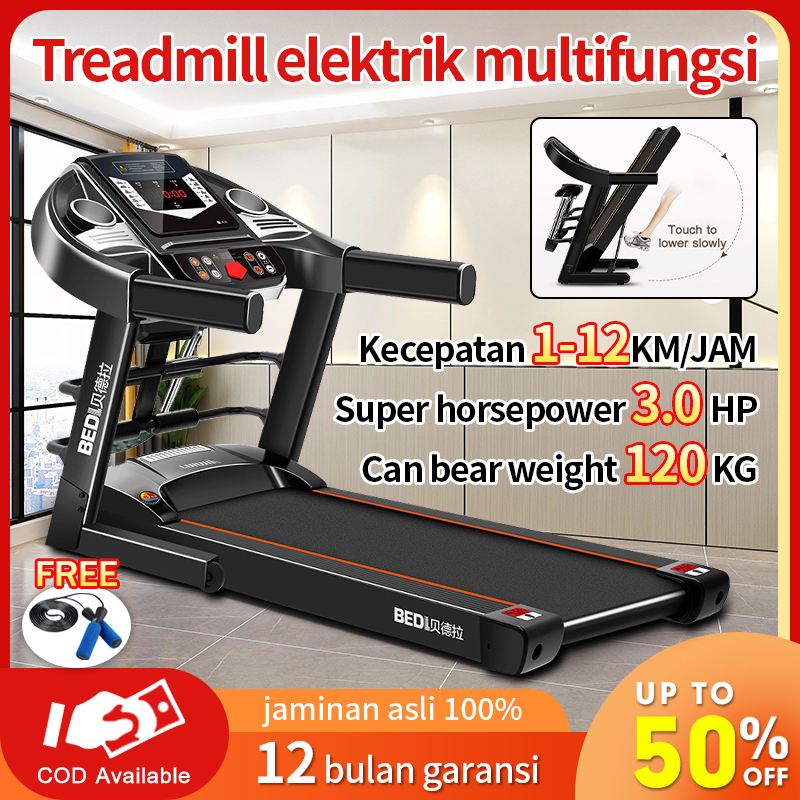 Jual Treadmill Multifungsi JF Treadmill Olahraga Murah Treadmill Gym ...