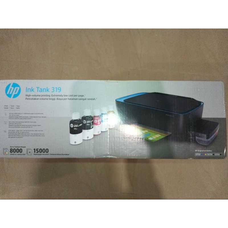 Jual Printer HP 319 Ink tank Print copy scan infus pabrik | Shopee ...