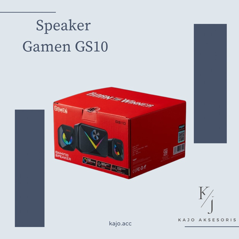 Jual Gamen GS10 / GS-10 Multimedia Speaker Gaming Subwoofer with RGB ...