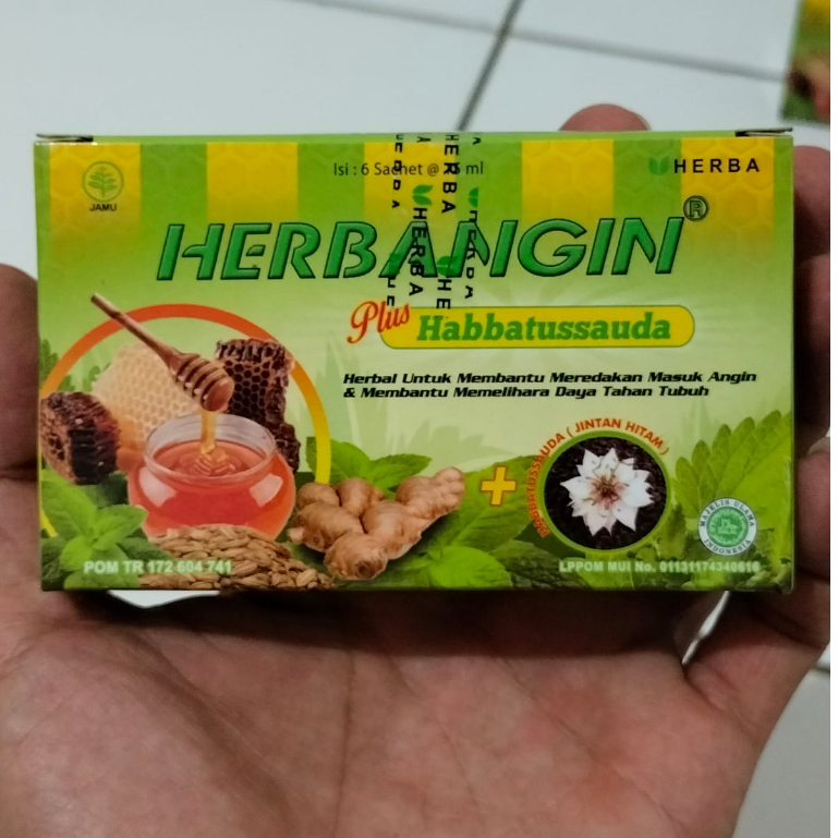 Jual HERBANGIN PLUS HABBATUSSAUDA 6 SACHET @ 15 ML | Shopee Indonesia