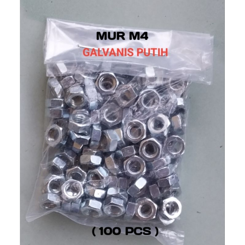 Jual MUR M4 ( 100 PCS ) KUNCI 6 PUTIH | Shopee Indonesia