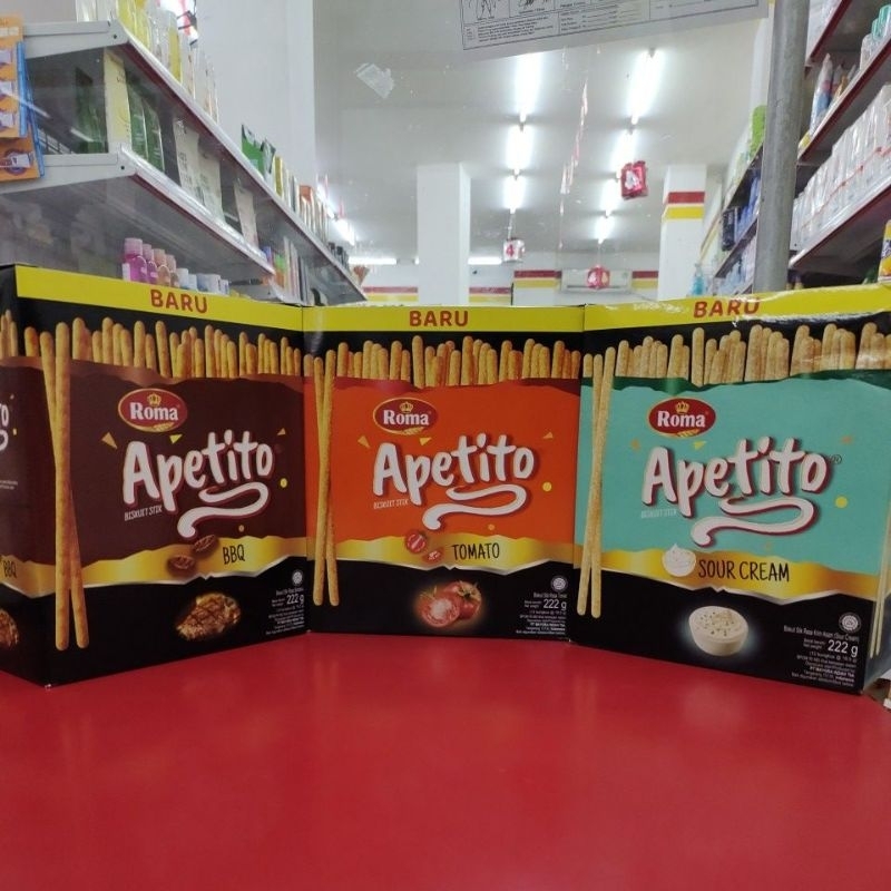 Jual Roma Apetito biskuit stik 222 gr | Shopee Indonesia