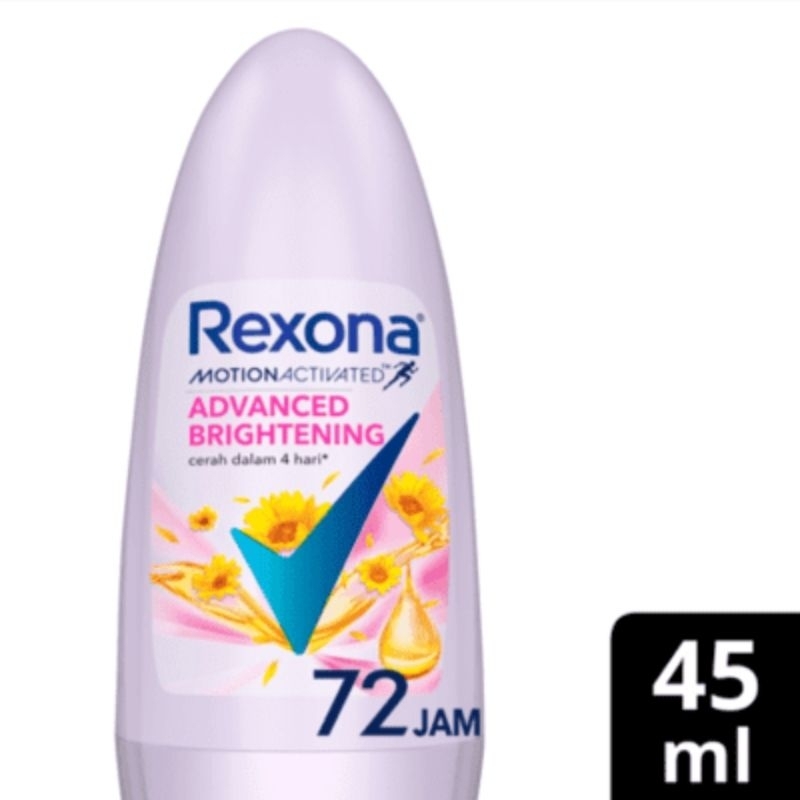 Jual REXONA ADVANCED BRIGHTENING RO 45ML | Shopee Indonesia
