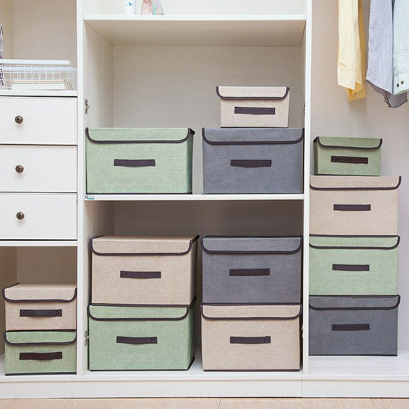 Jual Tempat Penyimpanan Baju Pakaian Storage Box 2in1 Kain Serbaguna ...