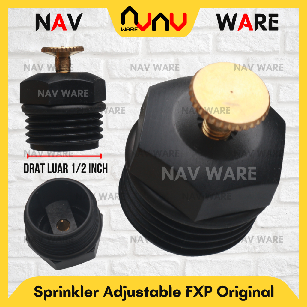Jual Sprinkler Taman Adjustable Original FXP Drat Luar 1/2 Inch ...