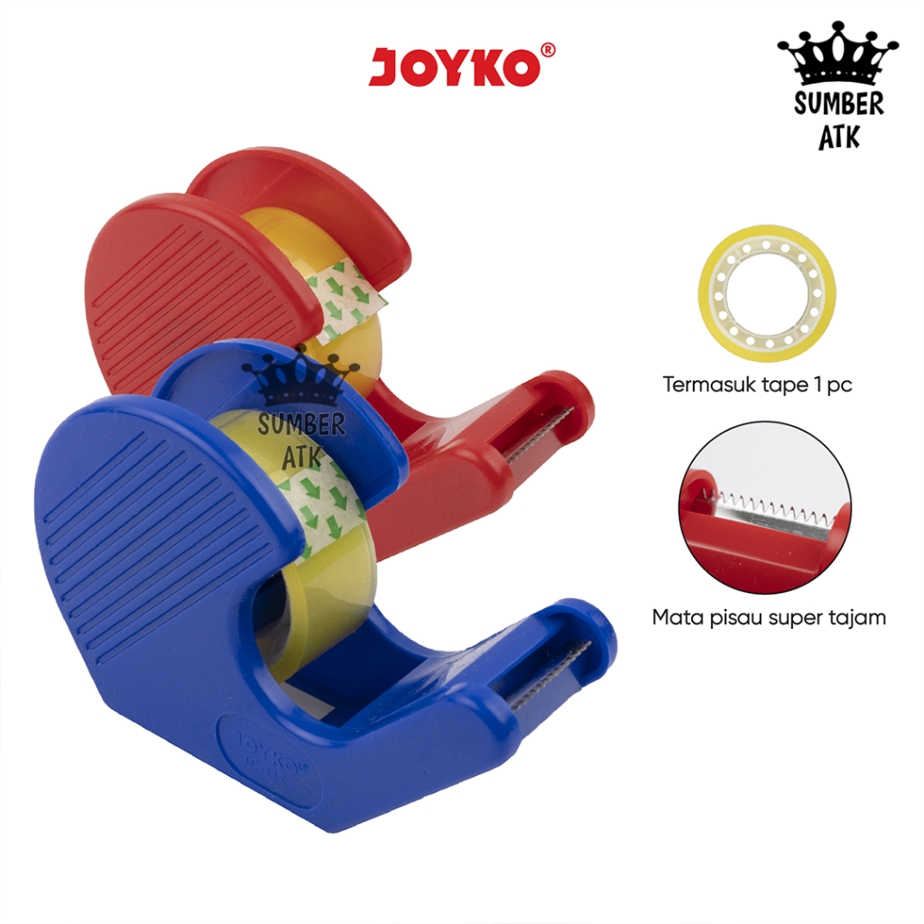 Jual Invisible Tape Pita Perekat Kertas Invisibel Joyko IVT-601 18mm x ...