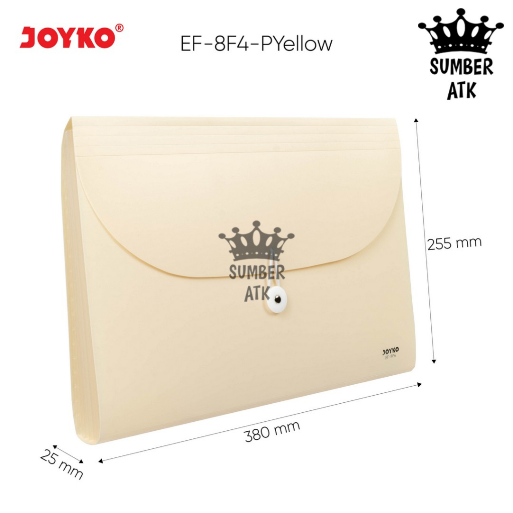 Jual Expanding File Map Harmonika Joyko EF-8F4 Pastel Color 7 Pocket F4 ...