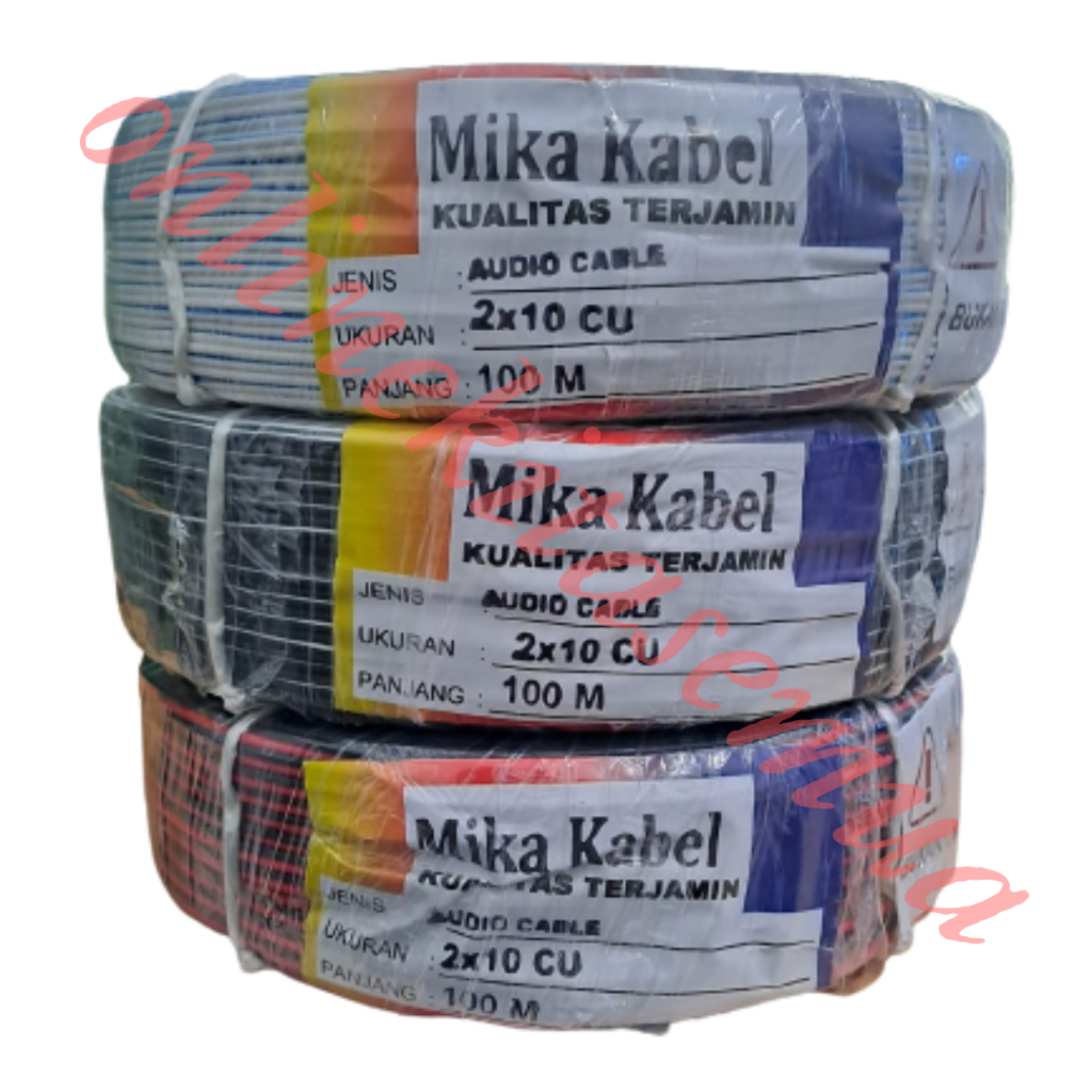 Jual Kabel Led Strip Serabut NYZ TR Twin Round 2x10 MIKA 100Meter ...