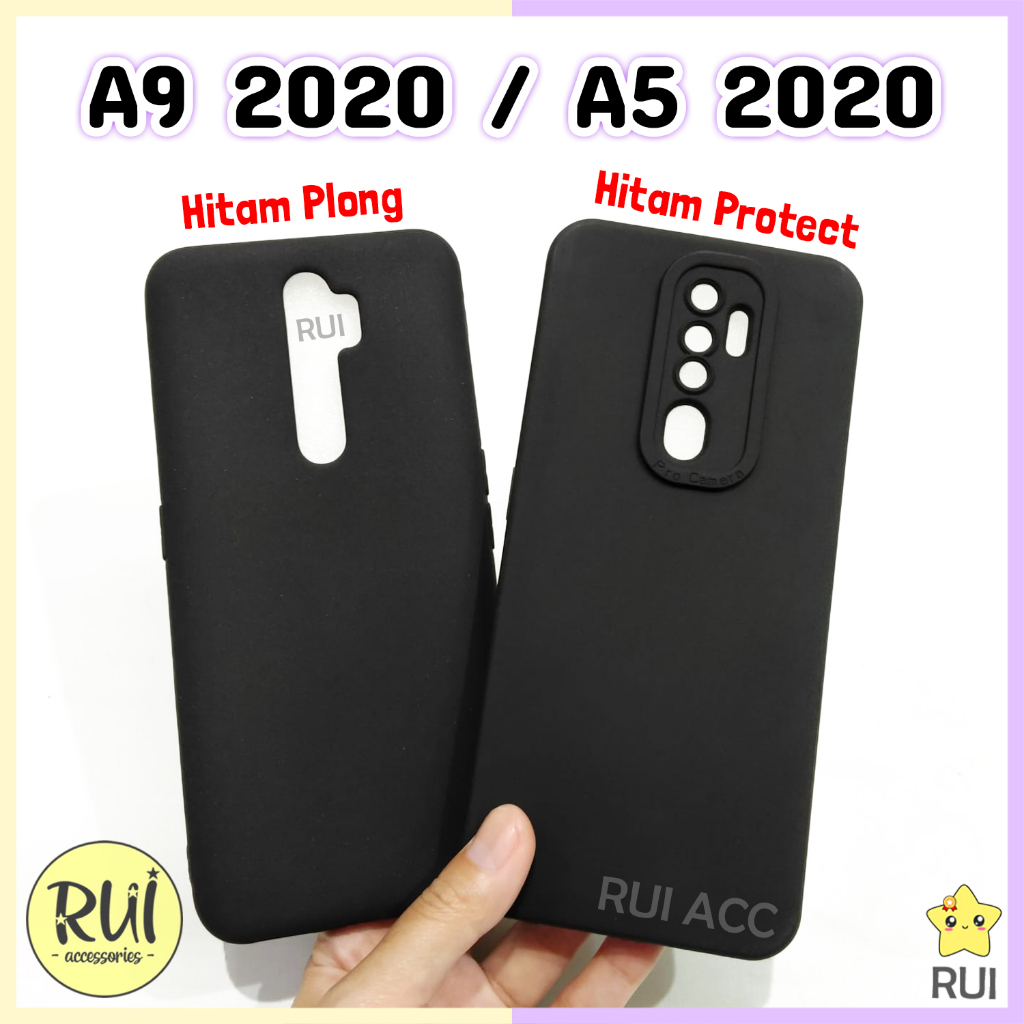 Jual Case Hitam Oppo A9 2020 / A5 2020 Softcase Polos Slim Silikon HP ...