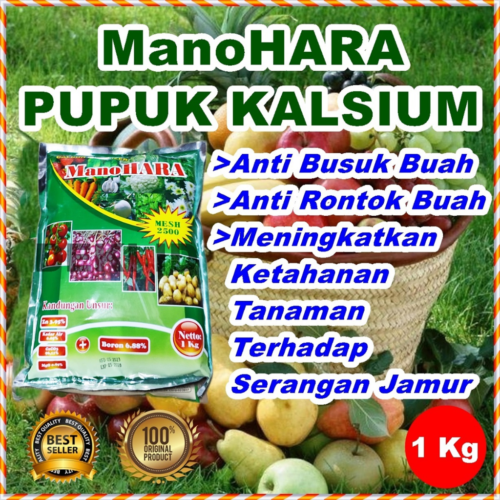 Jual Pupuk Kalsium Manohara 1 kg Plus Magnesium Boron Calsium ...
