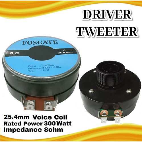 Jual Super Driver Tweeter F-D1 300W 8R FOSGATE Dome Tweter High HI D 1 ...
