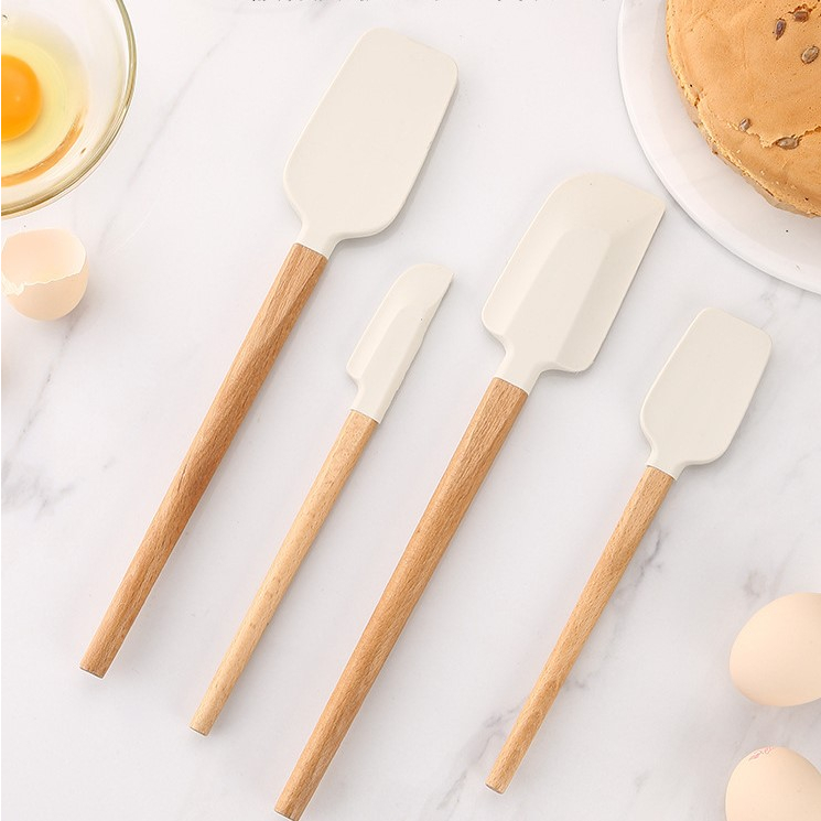 Jual [4Pcs] Silicone Scraper Set baking high temperature resistant ...