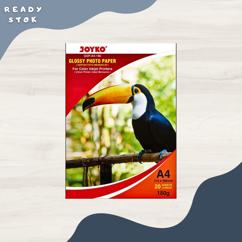 Jual KERTAS FOTO / GLOSSY PHOTO PAPER A4 / GLOSSY PHOTO PAPER GSP - A4 ...