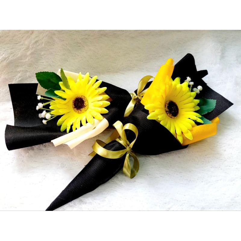 Jual Buket Bunga artificial matahari satu tangkai | bouquet bunga ...