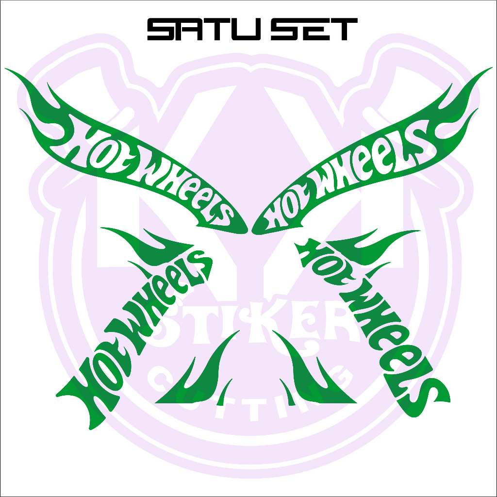 Jual SC.308/STRIPING FAZZIO API HOT WHEELS/STIKER FAZZIO API/STRIPING ...