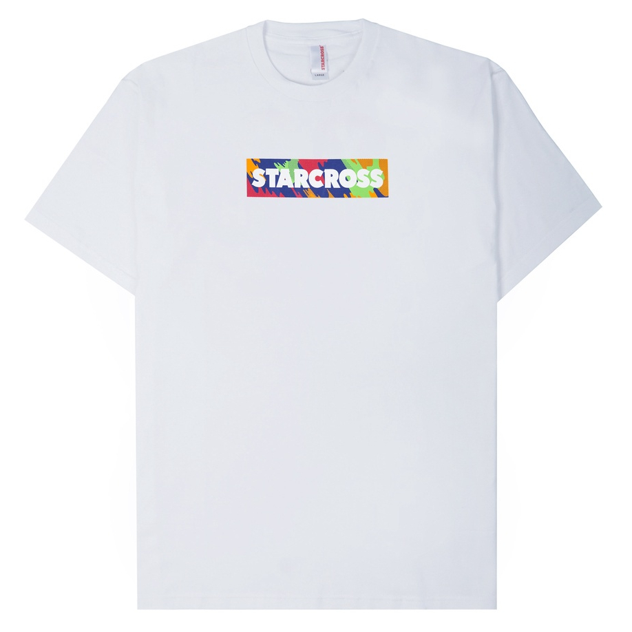 Jual STARCROSS Kaos Pria - White - LOG BOX 85 | Shopee Indonesia