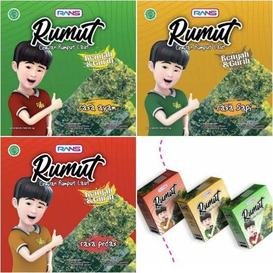 Jual RUMUT NORI CEMILAN RUMPUT LAUT RANS 1 PAK 12 PCS - RANDOM | Shopee ...