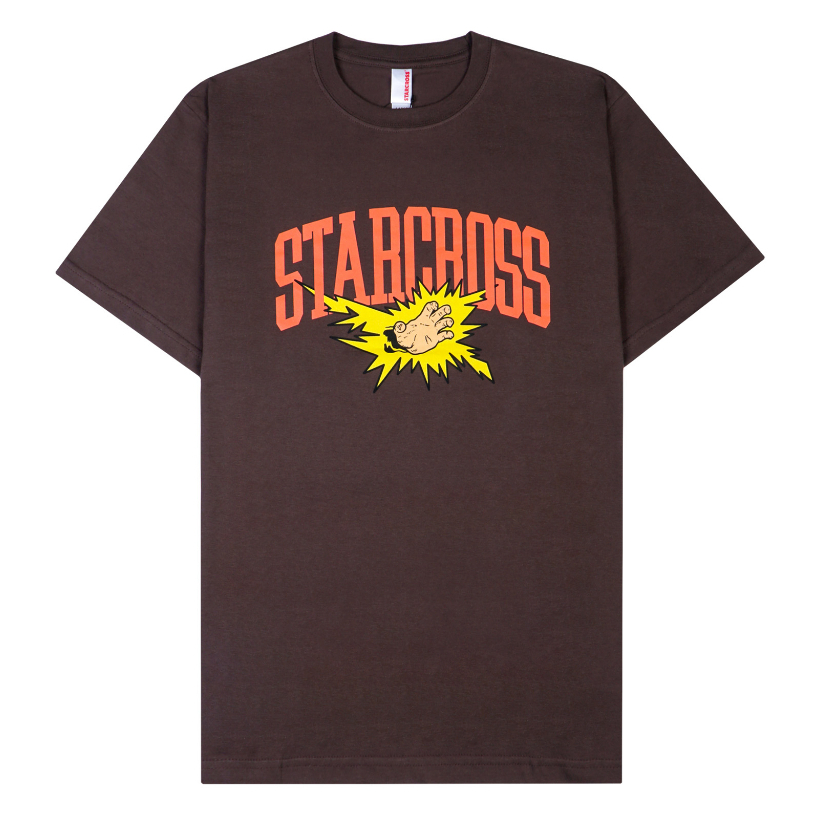 Jual STARCROSS Kaos Pria - HANDOFF 2 - Brown | Shopee Indonesia