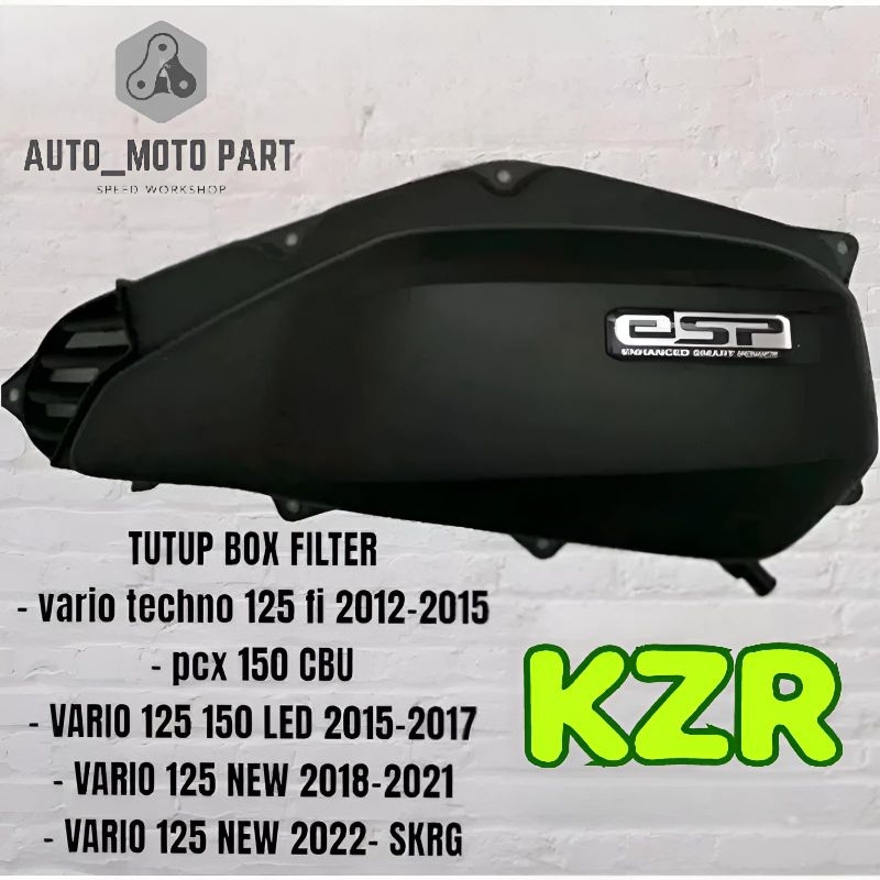 Jual cover box filter tutup box filter udara vario 125 FI 125 150 k59 ...