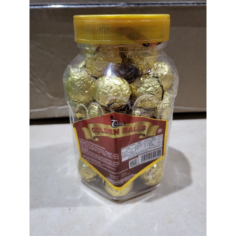 Jual cokelat coklat tobelo golden balls coklat bulat coklat valentine ...