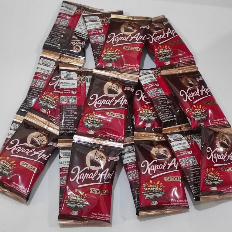 Jual Kopi Kapal Api Special merah kopi bubuk 6 gr sachet eceran satuan ...