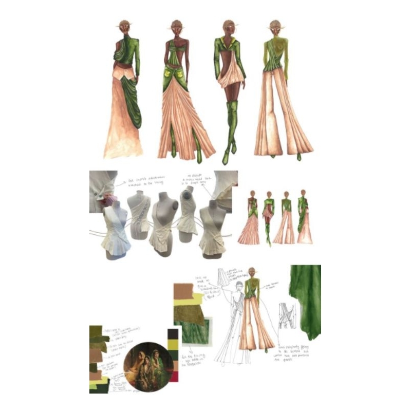 Jual FASHION ILLUSTRATION|DESIGN SKETSA|DESAIN BUSANA | Shopee Indonesia